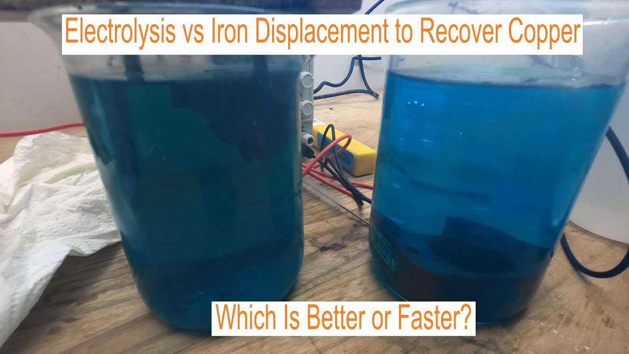 Ep2507 Electrolysis vs Iron displacement for Copper Recovery from ...