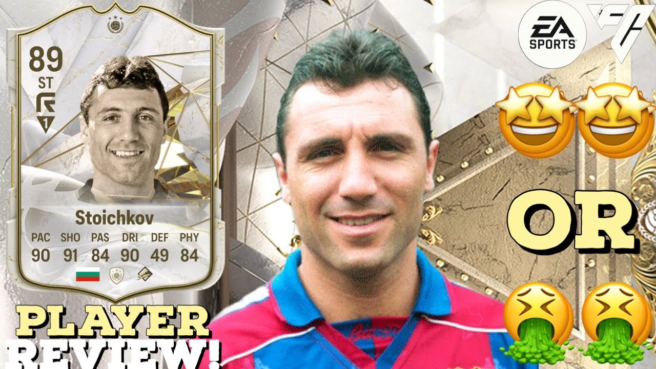 BASE ICON STOICHKOV PLAYER REVIEW!🤩 - EA FC 24 - YouTube