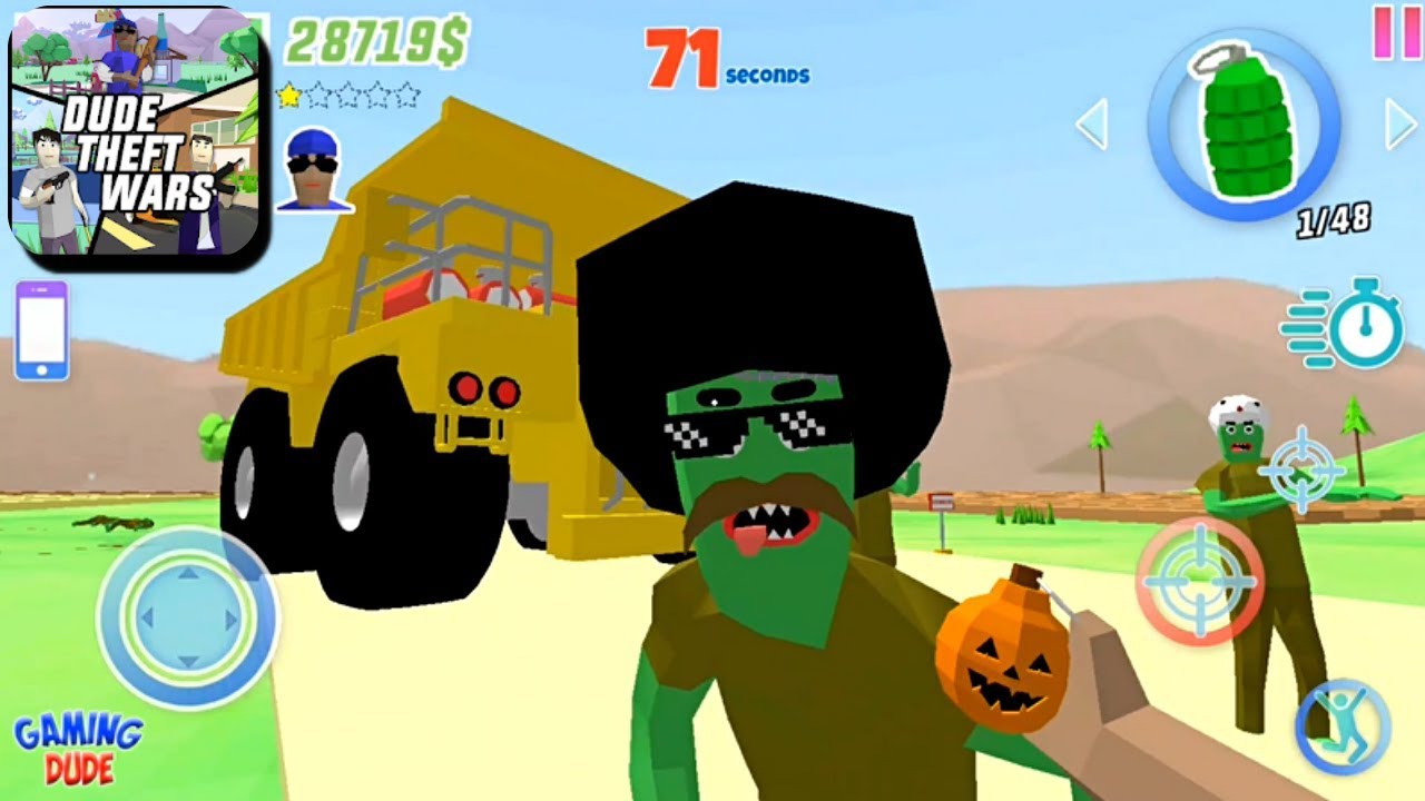 Dude Theft Wars: Open World Sandbox Simulator BETA - Belaz Truck vs ...