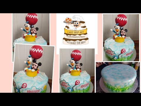 Donald Duck And Mickey Mouse Cake Design Tutorials! Fondant Work! Handcrafted. #CakeDecorating