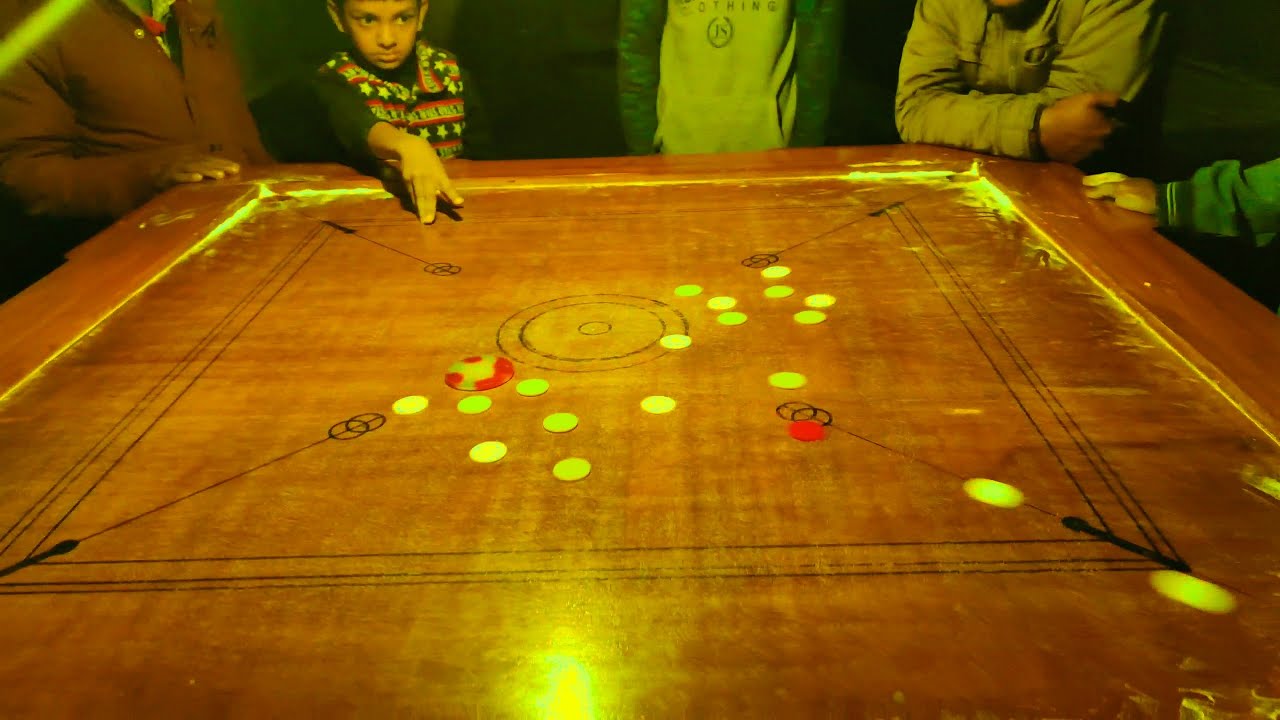 carrom board champion | full hit clear | Carrom king ️| hit 14 point ...