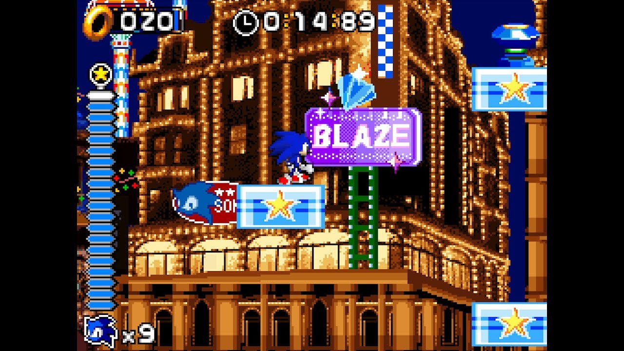 Sonic Rush [Part 4: Sonic, Night Carnival] (No Commentary) - YouTube