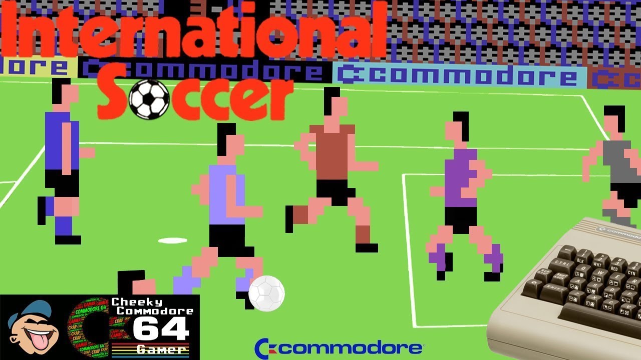INTERNATIONAL SOCCER – Commodore 64 (1983) | Classic Arcade Football ...