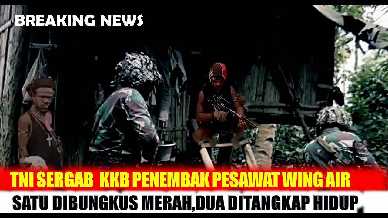 TNI SERGAB MARKAS KKB PENEMBAK PESAWAT WING AIR. SATU DIBUNGKUS MERAH ...