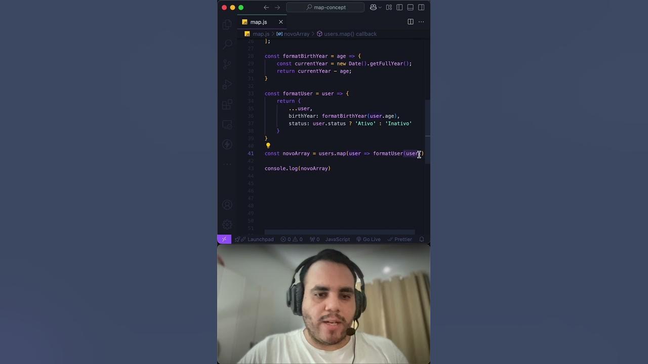 Deixe seus maps mais elegantes e crie códigos mais legíveis #app # ...