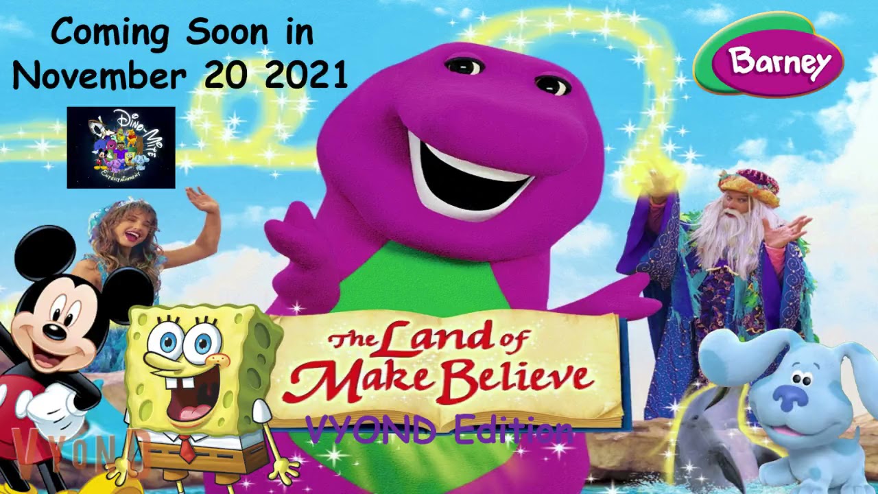 Barney The Land of Make Believe Poster - YouTube