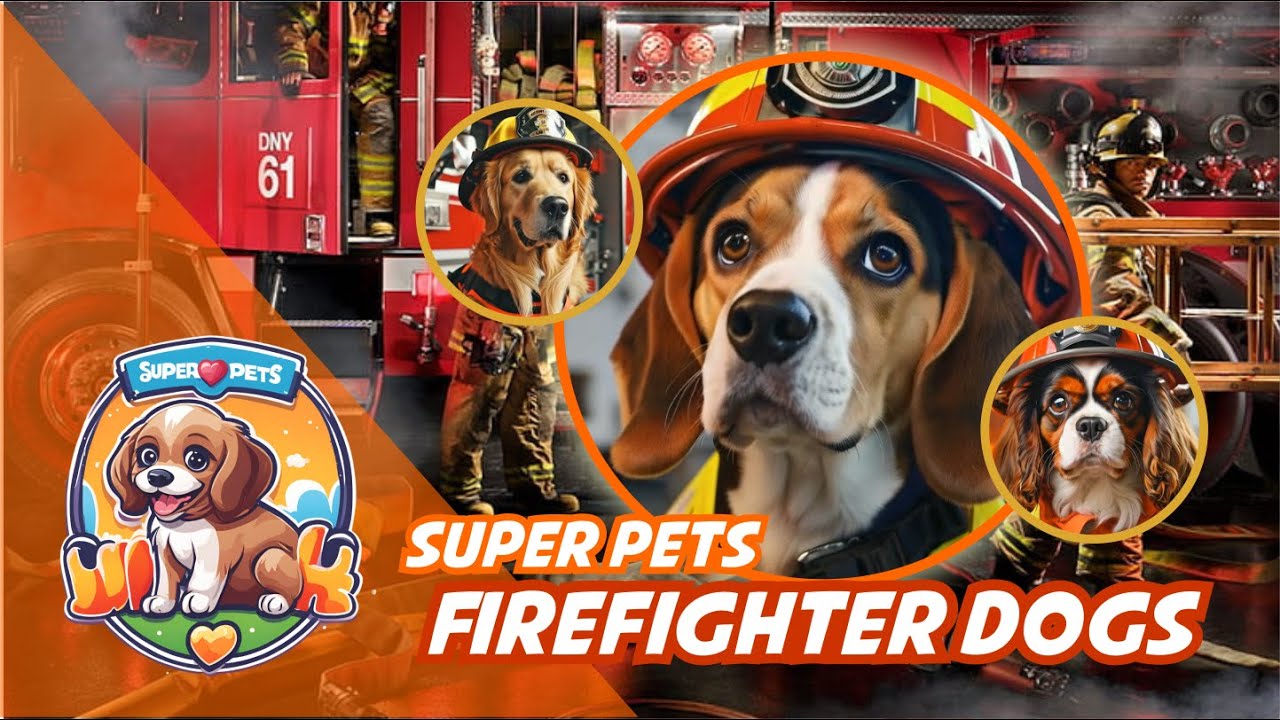 Super Pets: Firefighter Dogs - YouTube