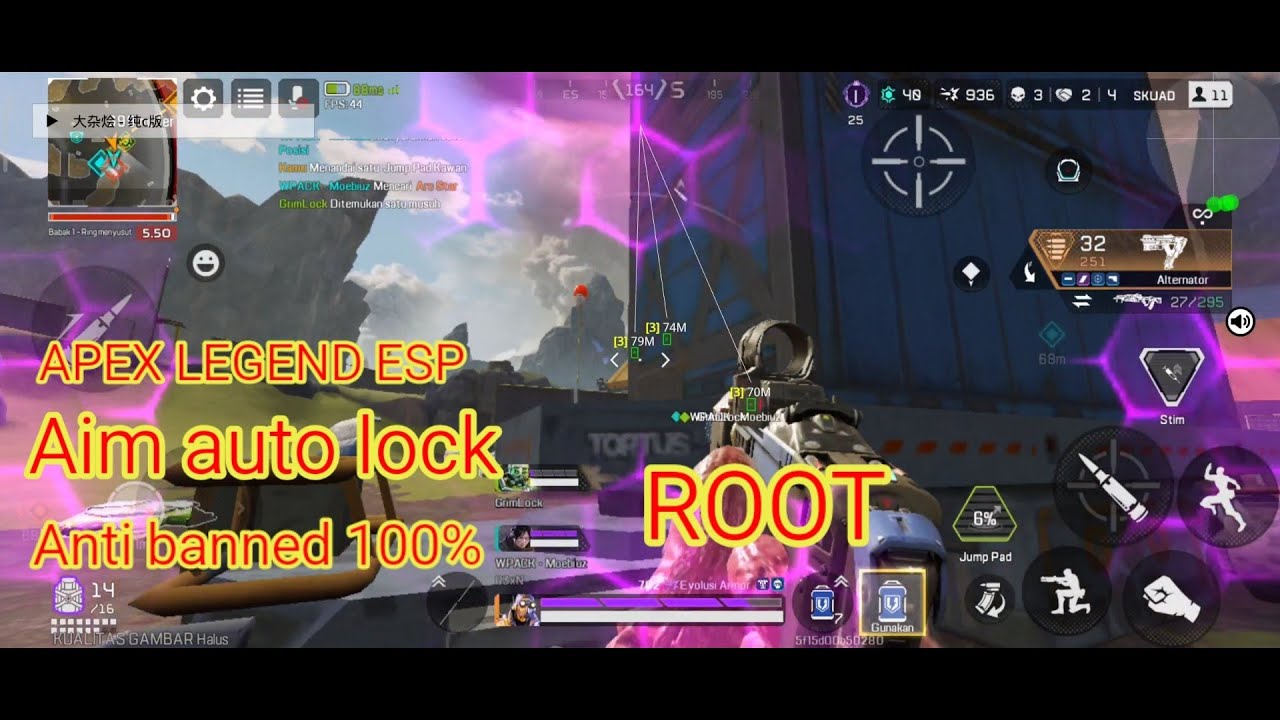 Cheat ESP Apex Legend Mobile Terbaru | Auto Lock Aim - YouTube