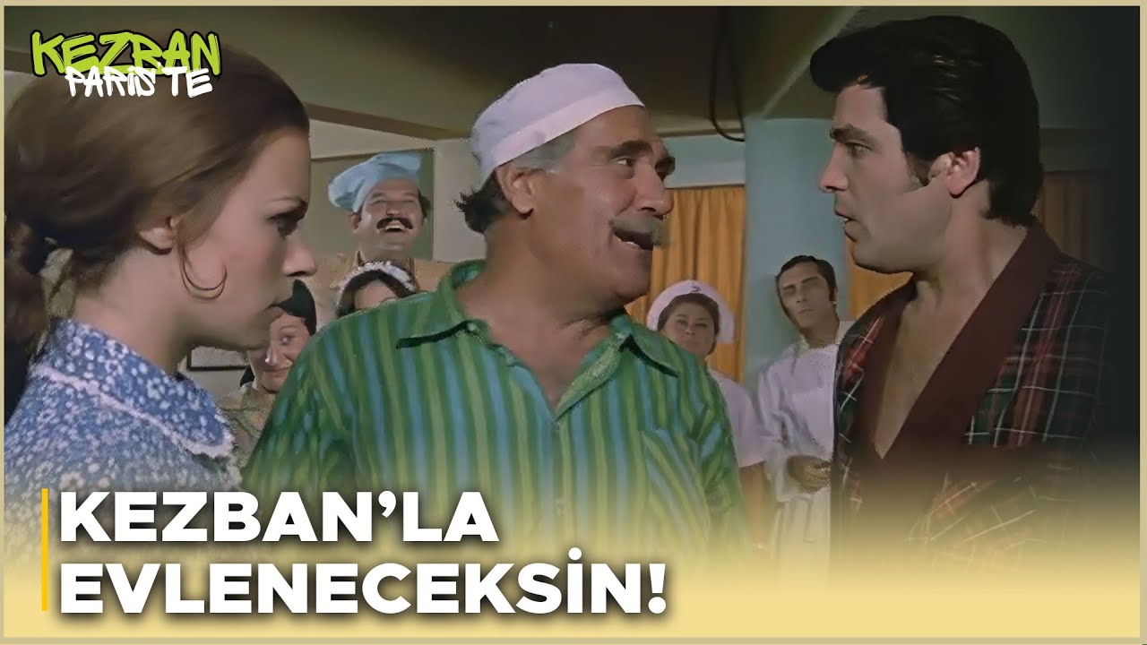 Kezban Paris'te Türk Filmi | Kezban ile Ayhan Evleniyor - YouTube
