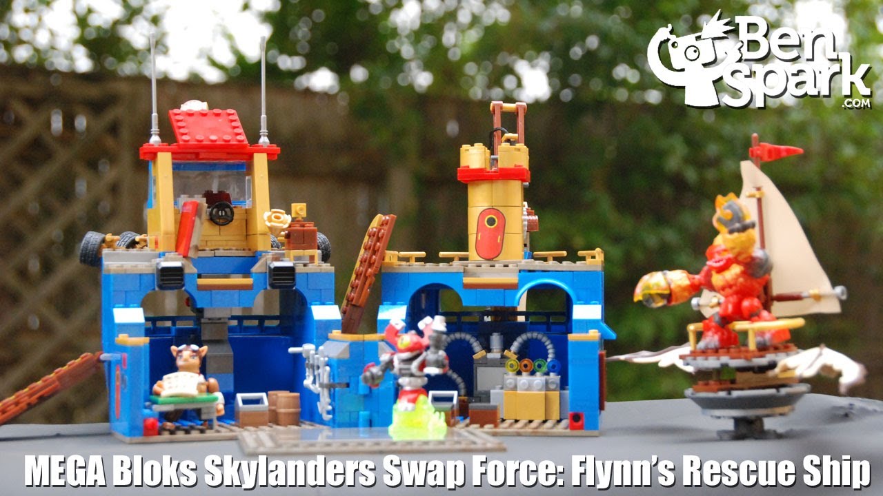 MEGA Bloks Skylanders Swap Force - Flynn's Rescue Ship (The Dread-Yacht ...