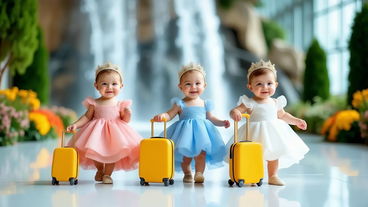 3-Month-Old Triplets Take Their First Road Adventure! (Cutest Moment ...