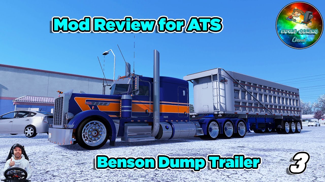 🚚 American Truck Simulator - Benson Dump Trailer review(PT).🚚 - YouTube