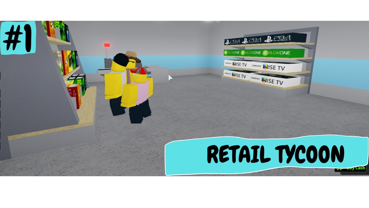 Retail Tycoon #1 - ZACZYNAMY BUDOWAĆ SKLEP (Roblox Retail Tycoon) - YouTube