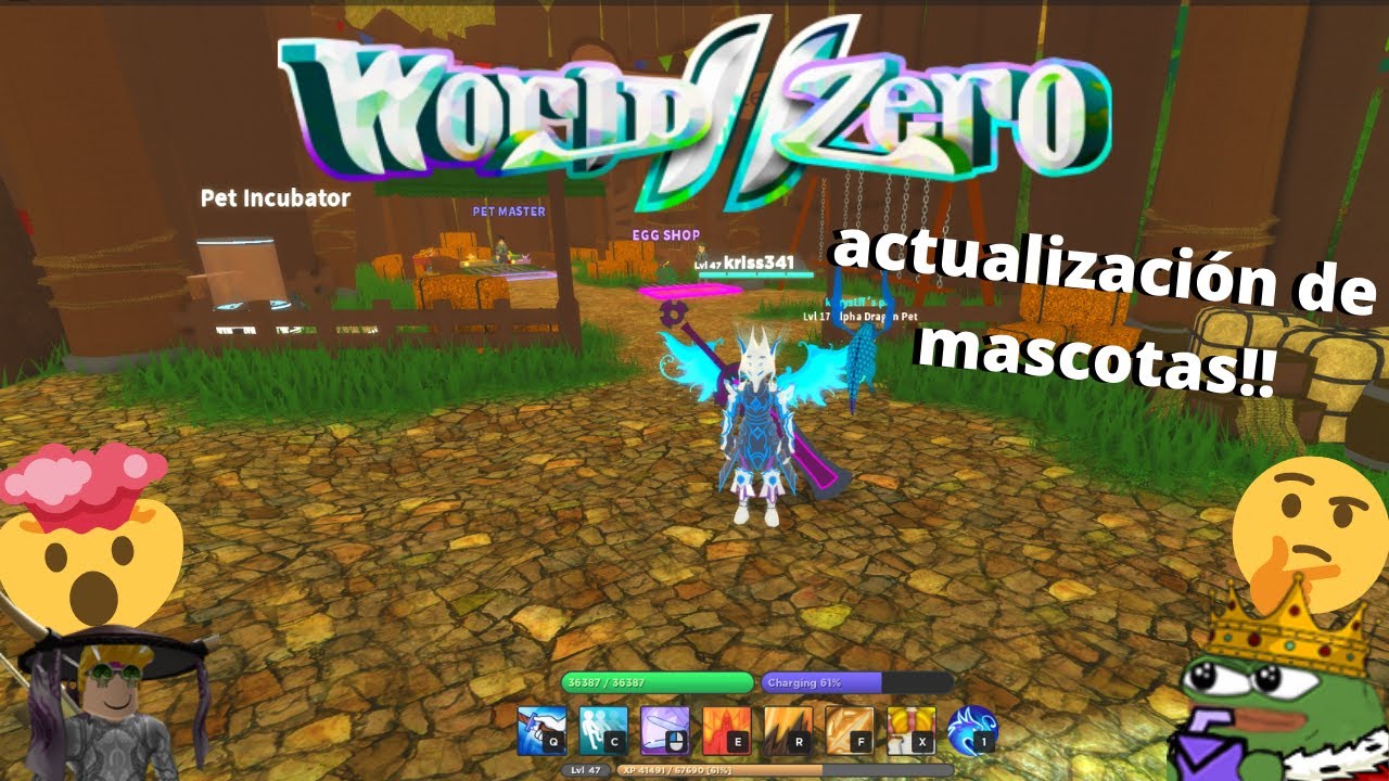 World Zero actualización de mascotas!! - YouTube
