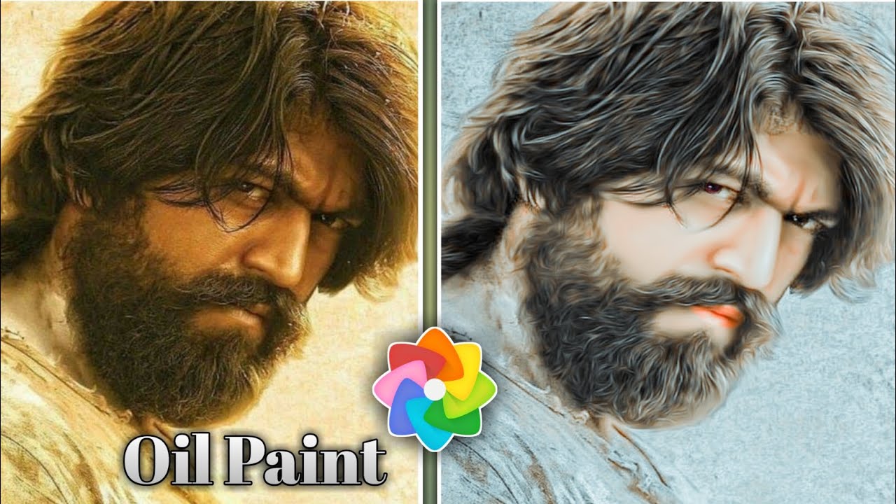 Oil Paint Photo Edit | Face Smooth And Oil Painting | Wo To Oil Paint ...