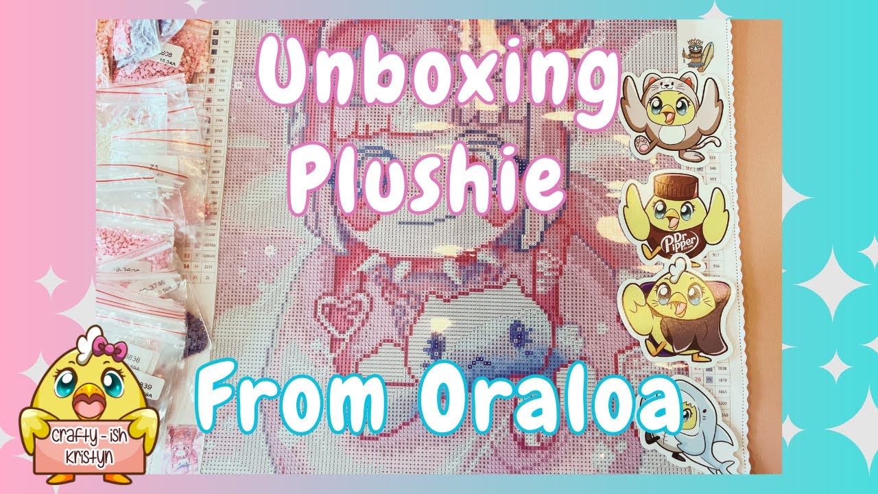 Diamond Painting Unboxing | Plushie from Oraloa - YouTube