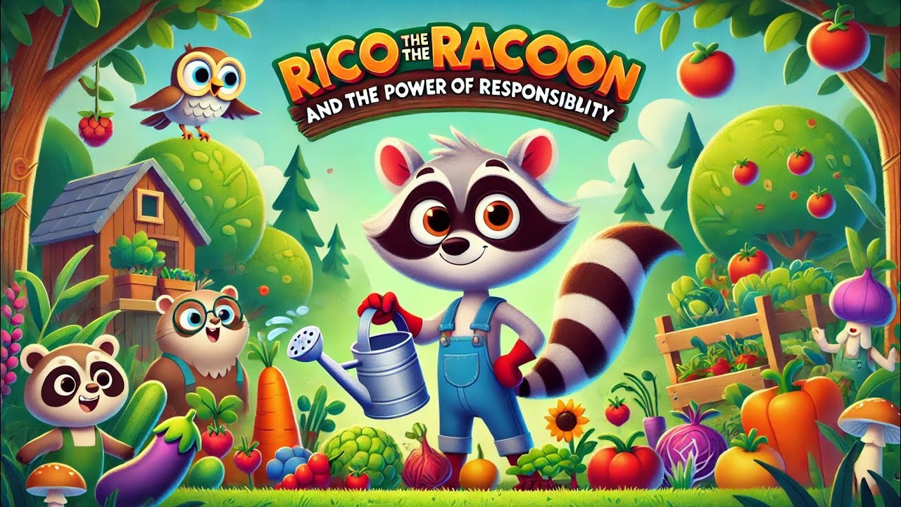 Rico the Raccoon and the Power of Responsibility | Moral Story ...