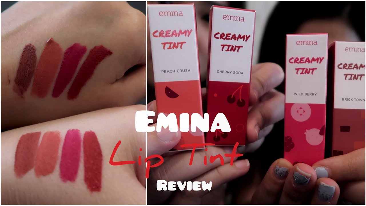 Emina Creamy Tint Review 2 Skin Tones - YouTube