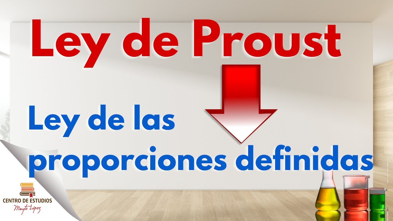 Ley de las Proporciones definidas Ley de PROUST - YouTube