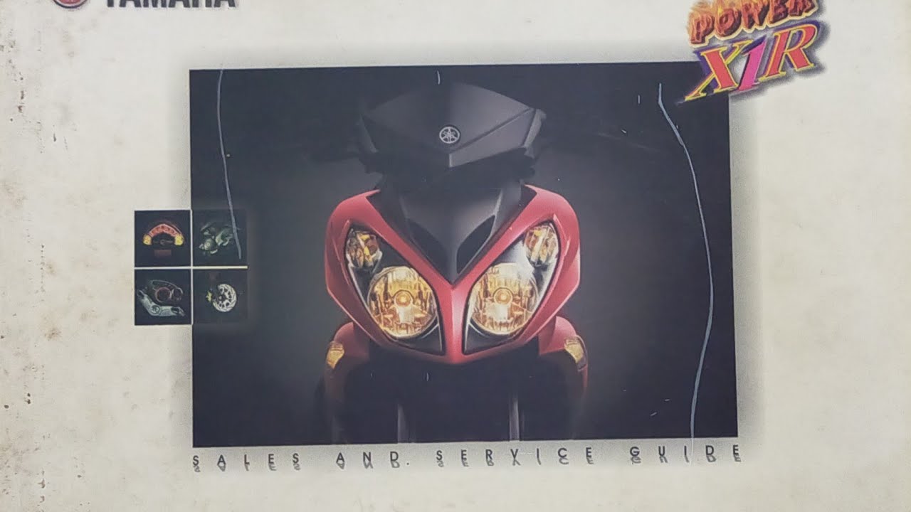 YAMAHA X1R SALES AND SERVICE GUIDE - YouTube