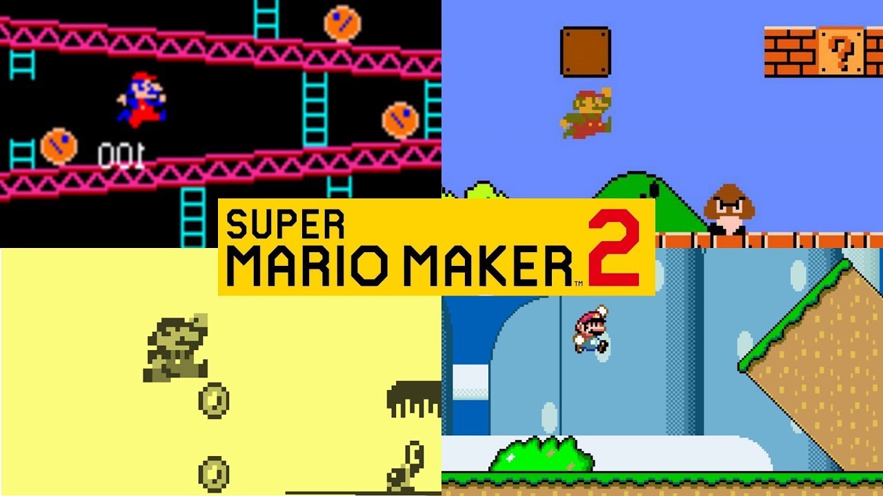 Super Mario Maker 2: Evolution of 2D Mario Showcase - YouTube