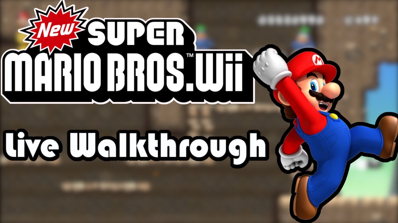 New Super Mario Bros Wii Live Walkthrough Volume 5 - YouTube