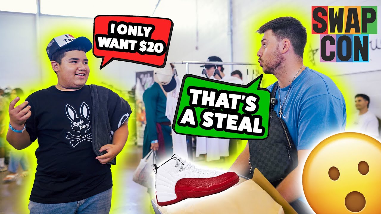 I BOUGHT 200 SNEAKERS AT SWAP CON DALLAS!!! - YouTube