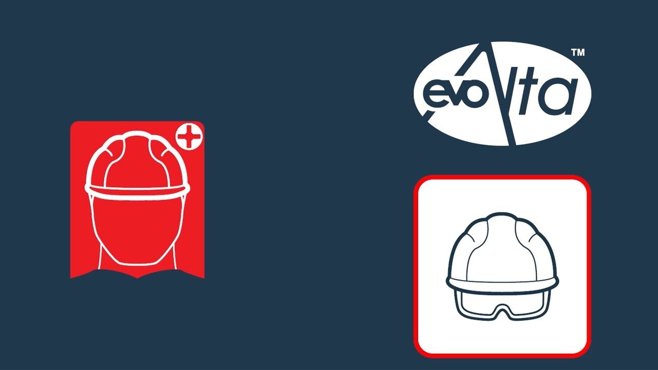 How to fit the EVO® Goggle to EVO® Alta™ Safety Helmet - YouTube
