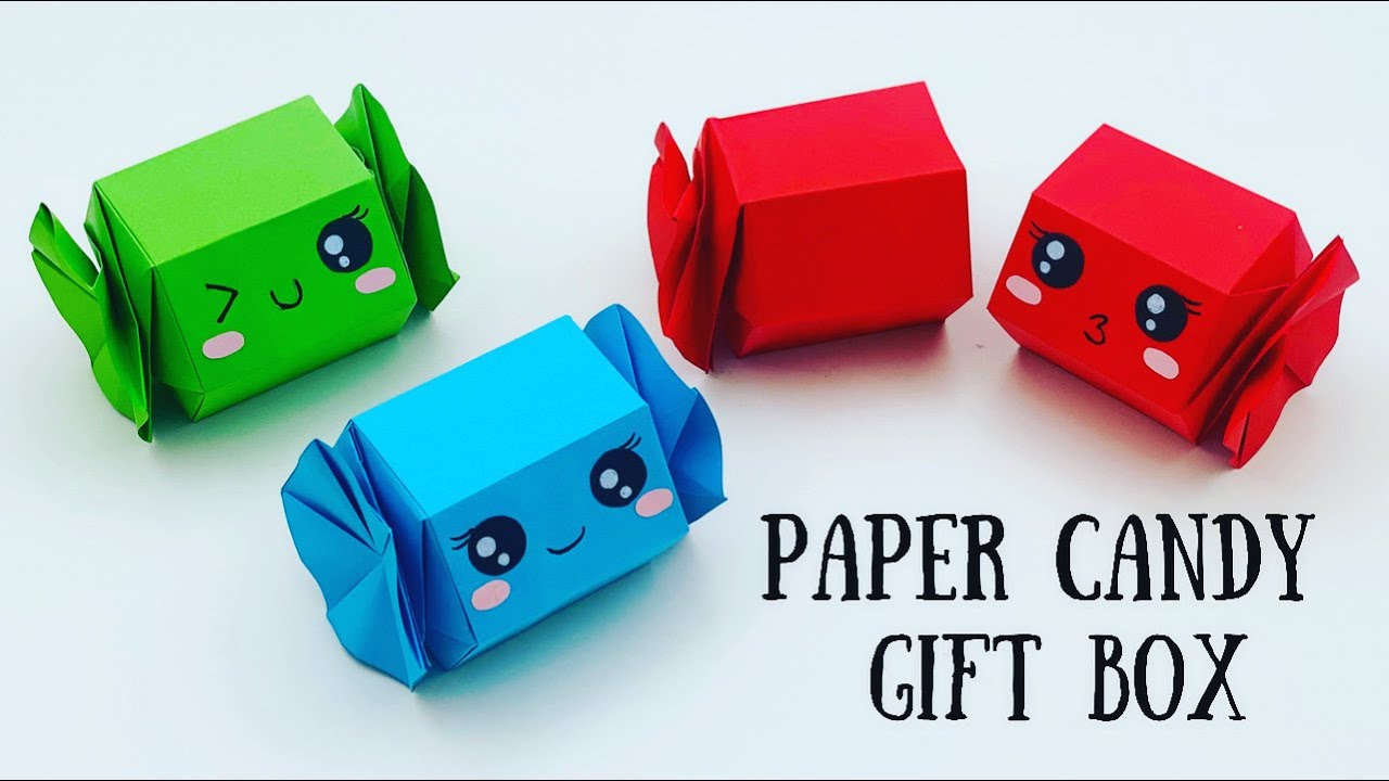 Paper Candy Box / How To Make DIY Paper Candy Gift Box / Gift Box ...