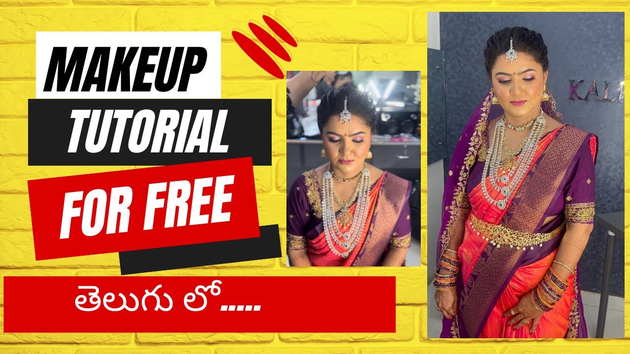 Step By Step Bridal Makeup Tutorial || మీరూ Bridal Makeup Easy గా ...