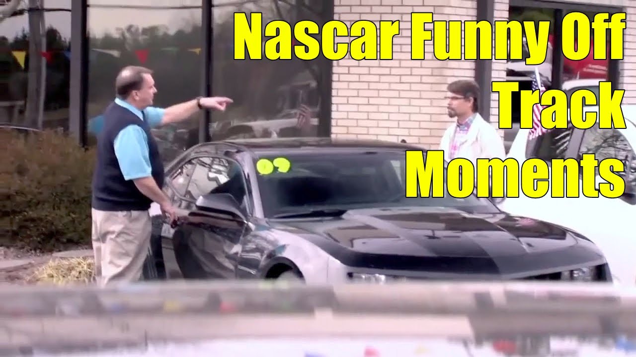 Nascar Funny Off Track Moments - YouTube