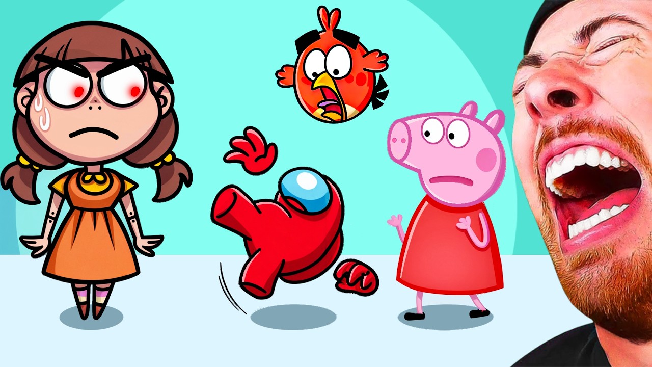 FUNNIEST Squid Game Cross Over ANIMATIONS! TRY NOT TO LAUGH - YouTube