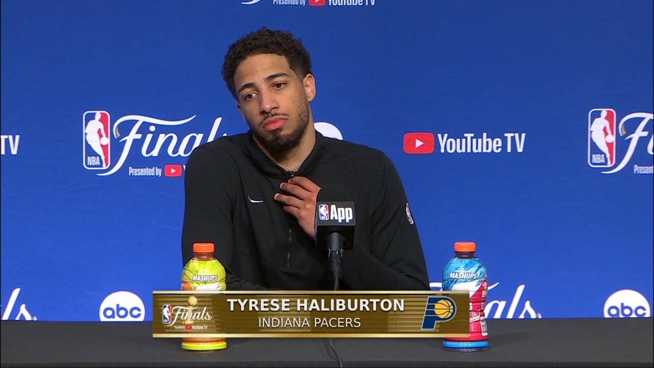 Tyrese Haliburton's FULL Post Game Interview after NBA Finals Game 6 ...