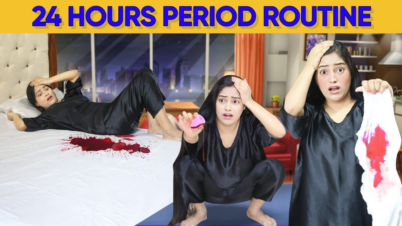 😱 24 Hours Period Hygine Routine |Every Girl Should Know This Full Day ...