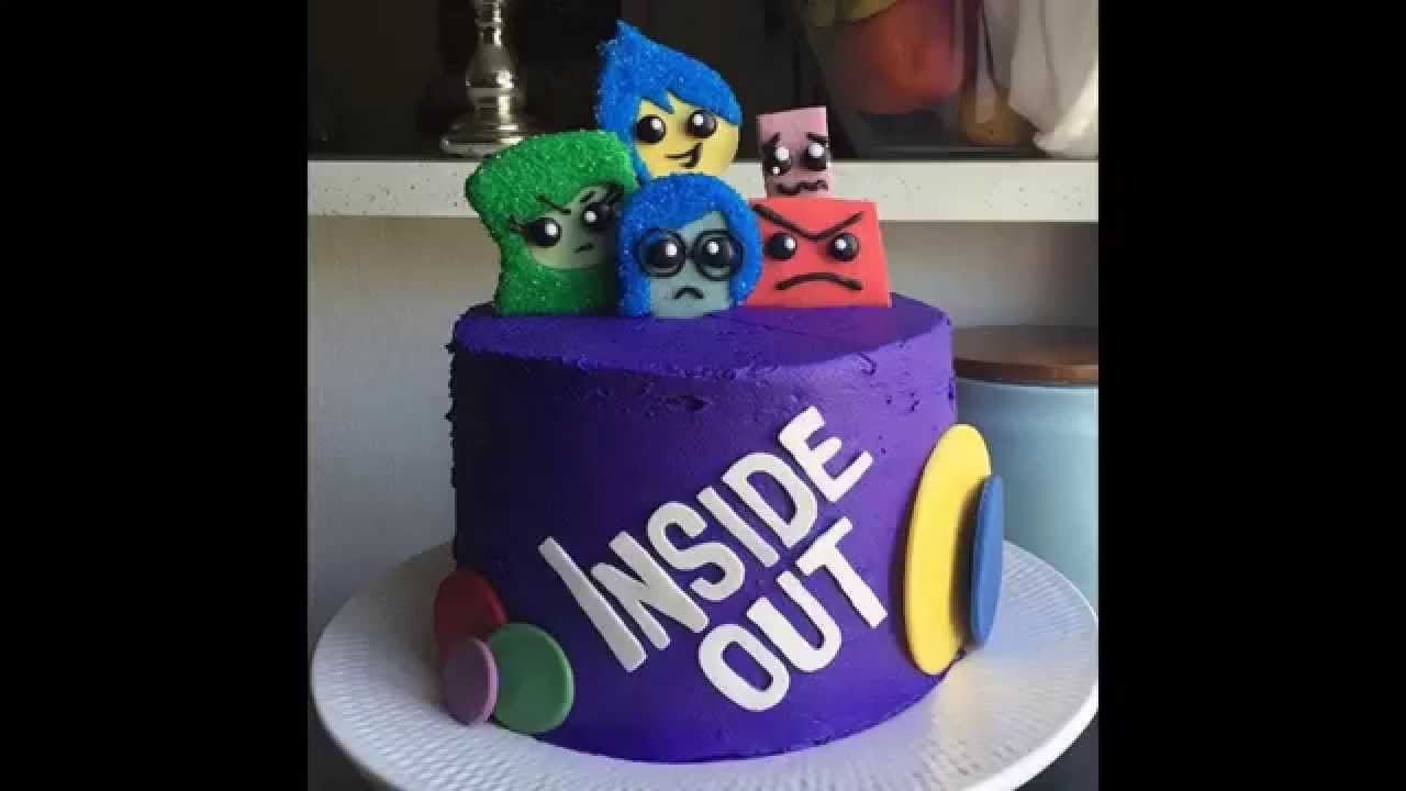 CAKES - * INSIDE OUT MOVIE - JOY ANGER SADNESS FEAR DISGUST RILEY - YouTube