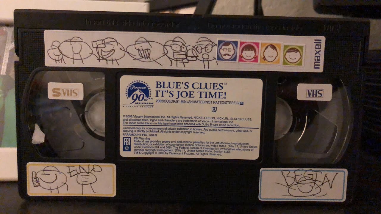 Closing To Blue S Clues It S Joe Time Vhs Blue S Clues Credits My Xxx Hot Girl