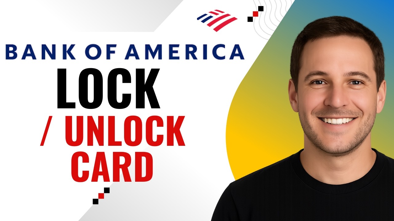 How to lock or unlock your BoA debit card - YouTube