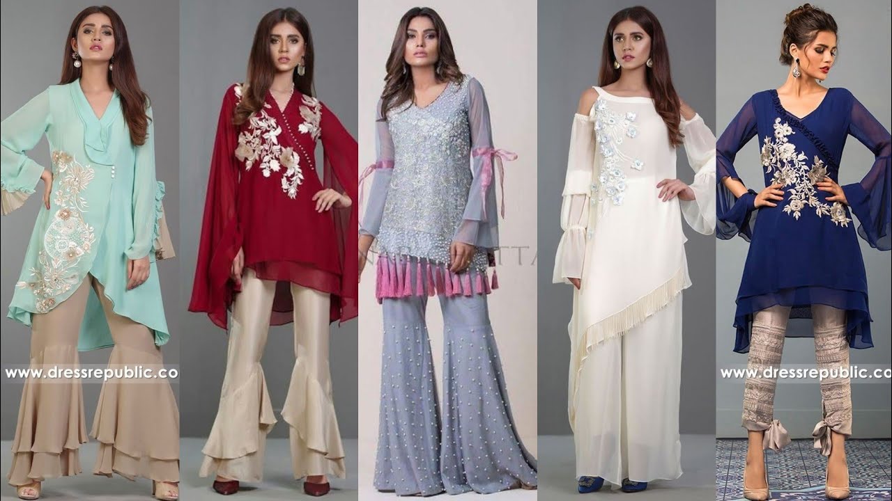 Stylish And Beautiful Function Wear Dresses Designs For Girls And Women ...