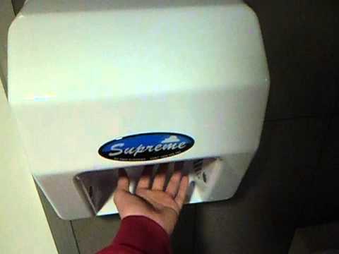 Hand Dryer VS - Supreme BA101 VS Airtowel - YouTube