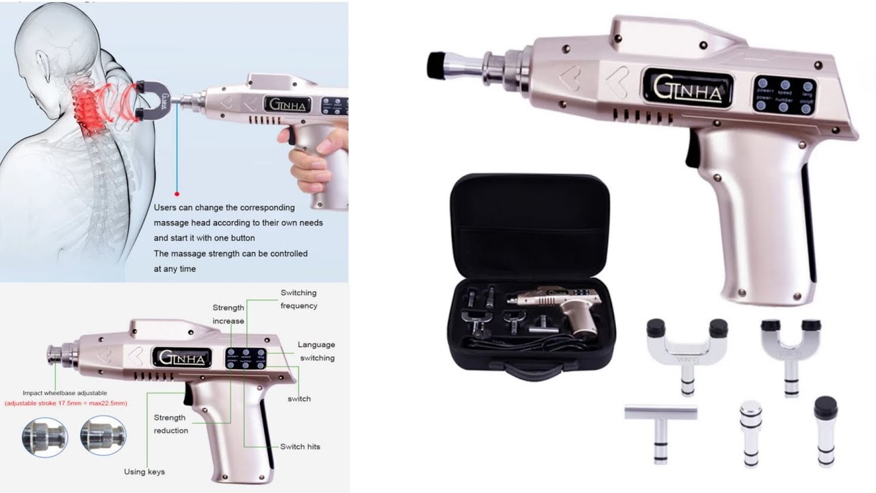 Spine Adjuster Gun 750N Uses charopractic spine treatment (HCD119 ...