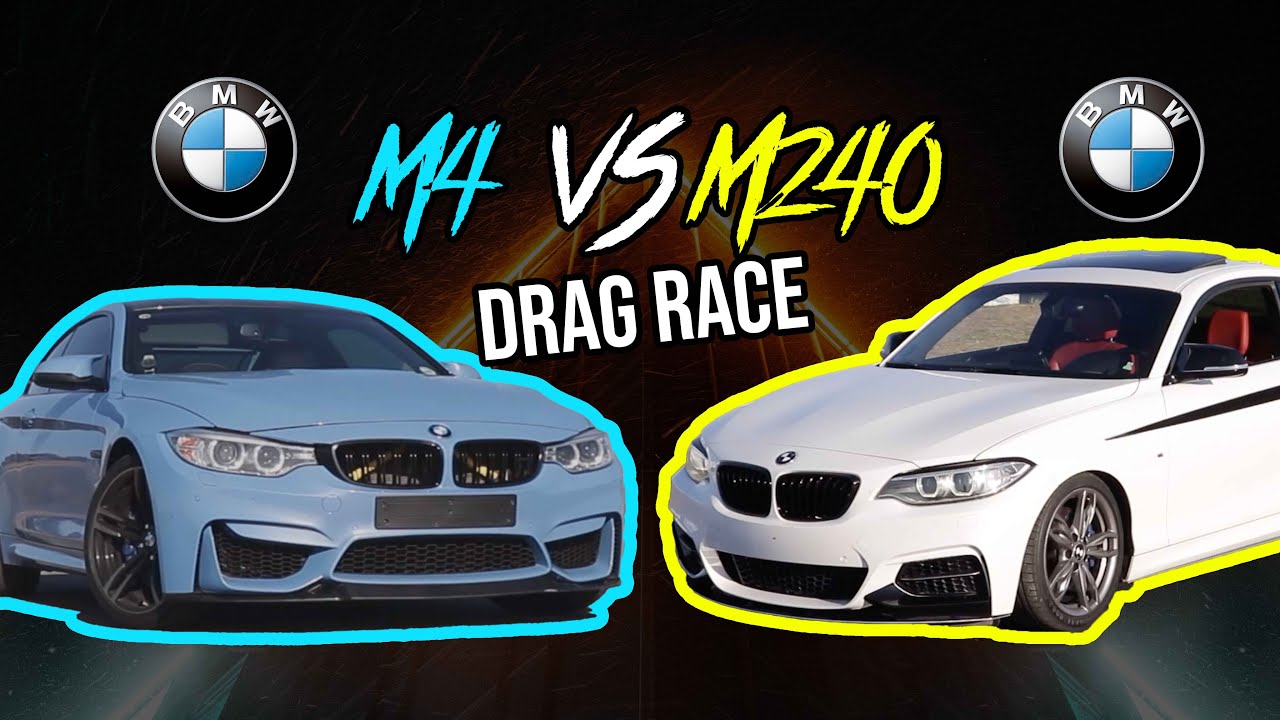 BMW M4 vs BMW M240i | Drag Race - YouTube