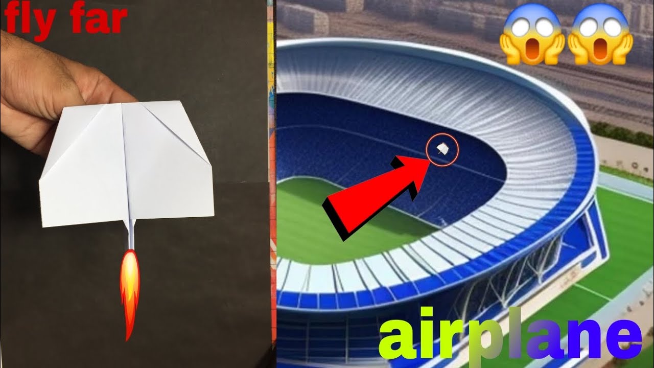 best bat peper airplane that flaps | How to make an origami airplane ...