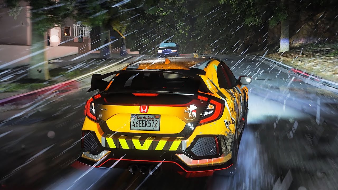 GTA 5 Real Life Graphics Mod Concept And Weather Overhaul Gameplay On ...