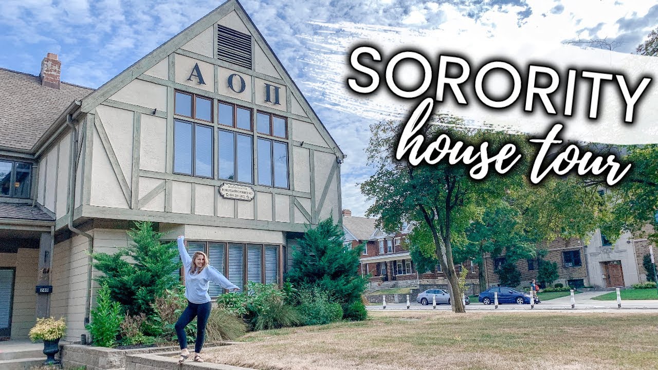 SORORITY HOUSE TOUR!!! Alpha Omicron Pi at The Ohio State University ...
