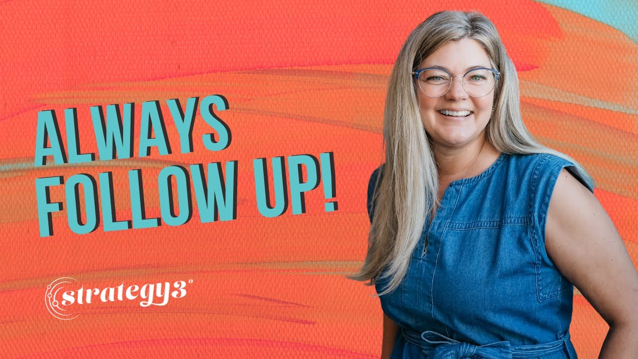Always follow up with people who have shown interest. - YouTube