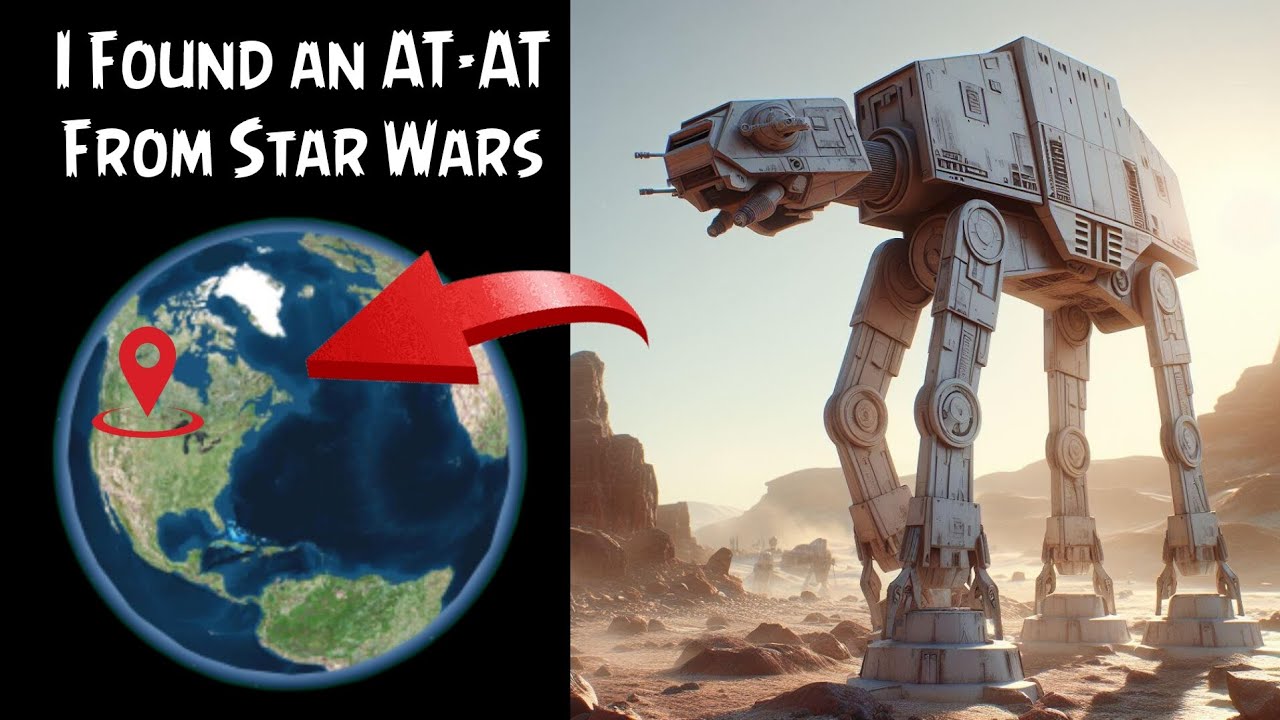 AT-AT Star Wars Found On Google Maps 🌎 - YouTube