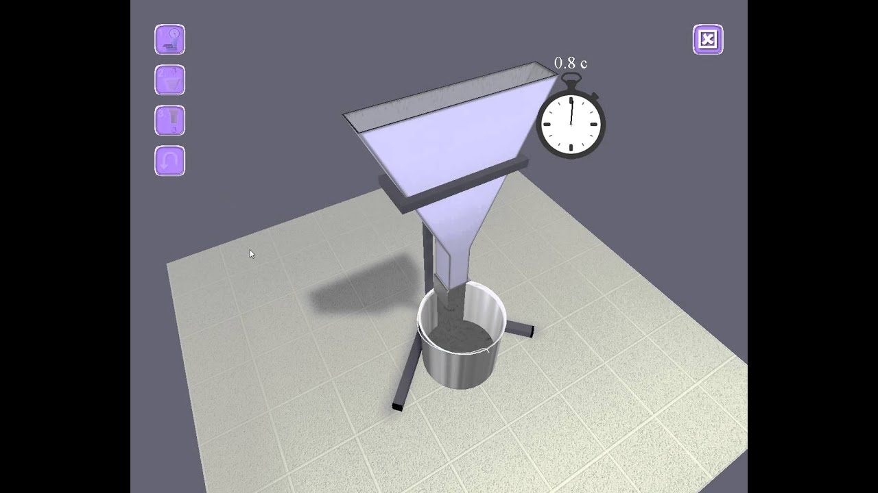 Испытание самоуплотняющегося бетона в V-образной воронке (V-funnel test ...