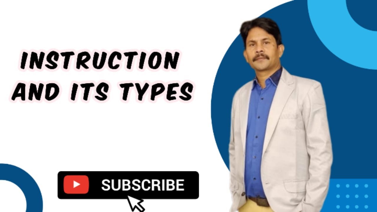 #Instruction and Its Types #Instructions# Types of Instructions # C ...
