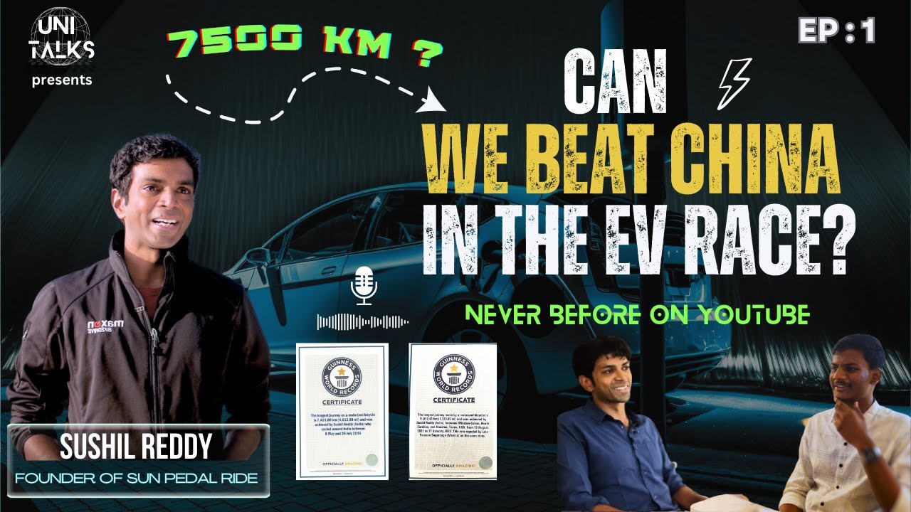 EP 1 - PODCAST WITH SUSHIL REDDY | FOUNDER OF SUNPEDAL 🏎️ | 2 TIMES ...