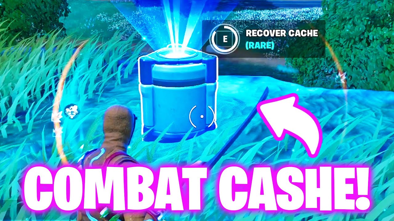 Assist in recovering Combat Caches Fortnite - YouTube